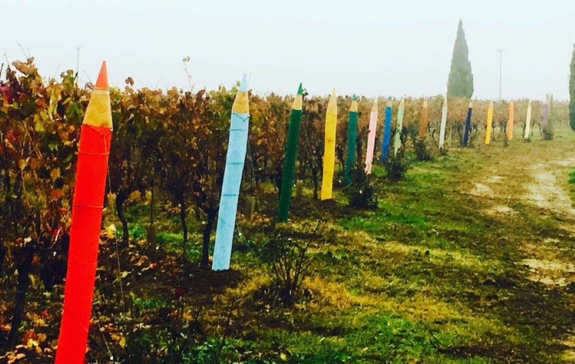 Ecco le matite giganti che colorano la val Borbera realizzate da un ...